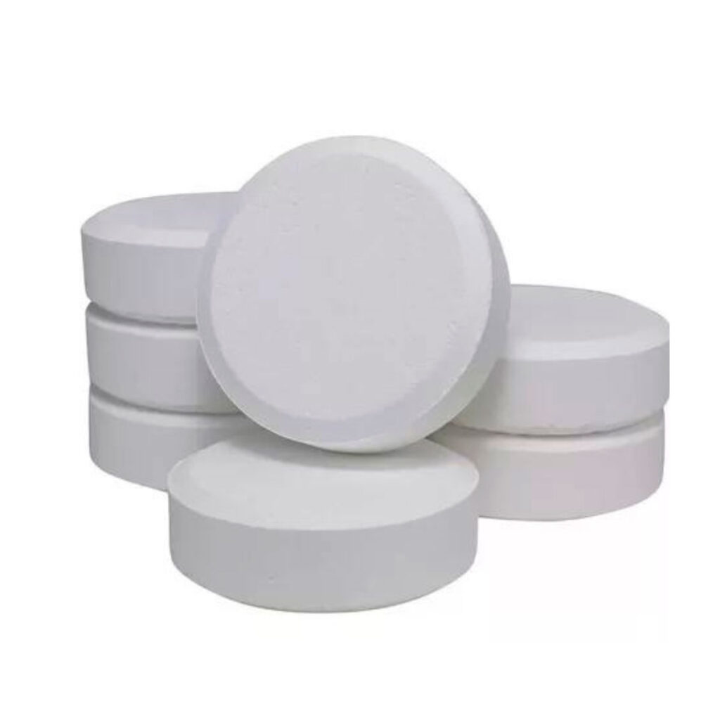 Pastillas de Cloro para Pileta de Lona x 1/2 Kg (Tubo x 10 Pastillas de ...